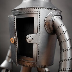 Leather Bender Robot, Handmade, Home Decor, Unique Gift. - Etsy