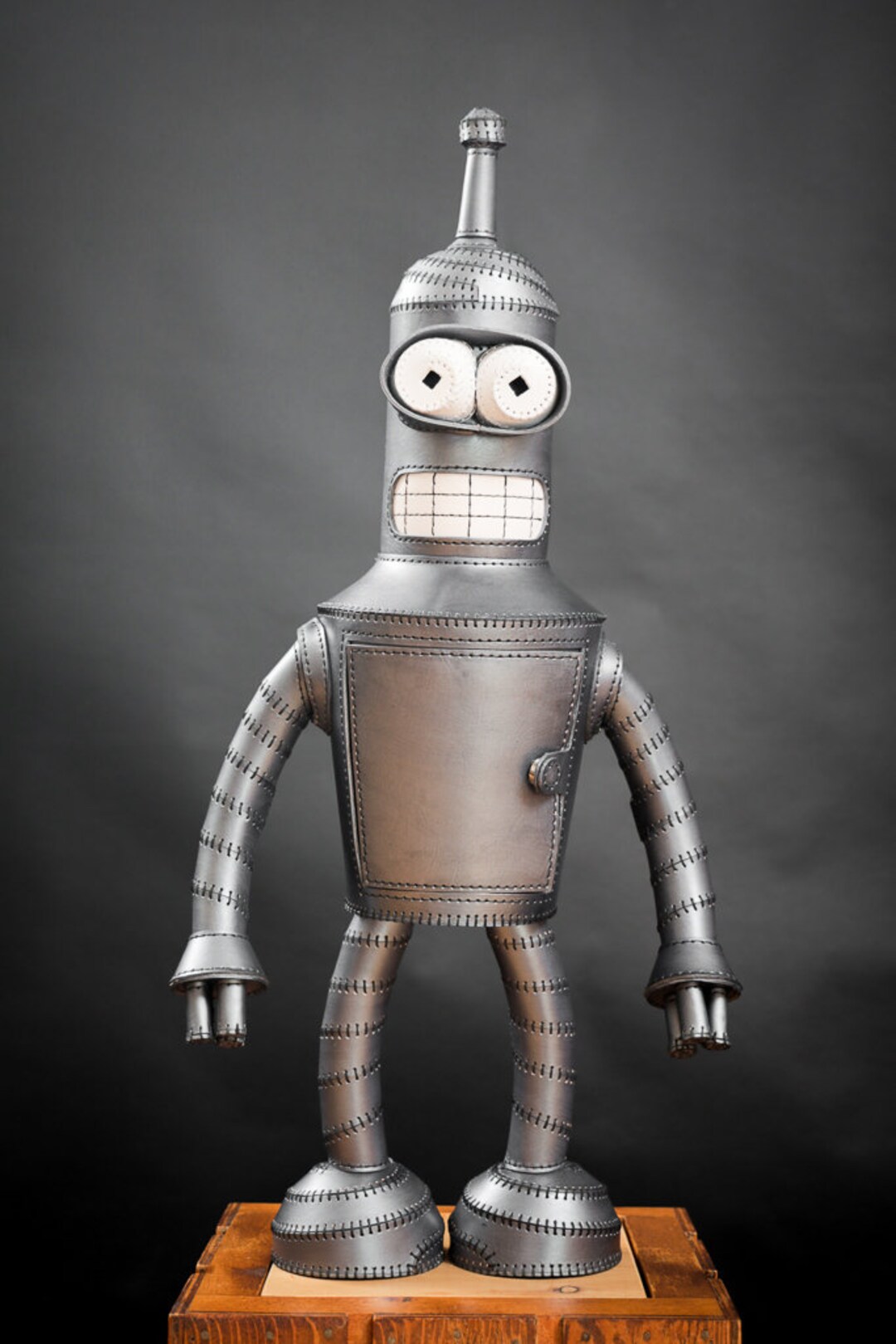 Leather Bender Robot, Handmade, Home Decor, Unique Gift. - Etsy