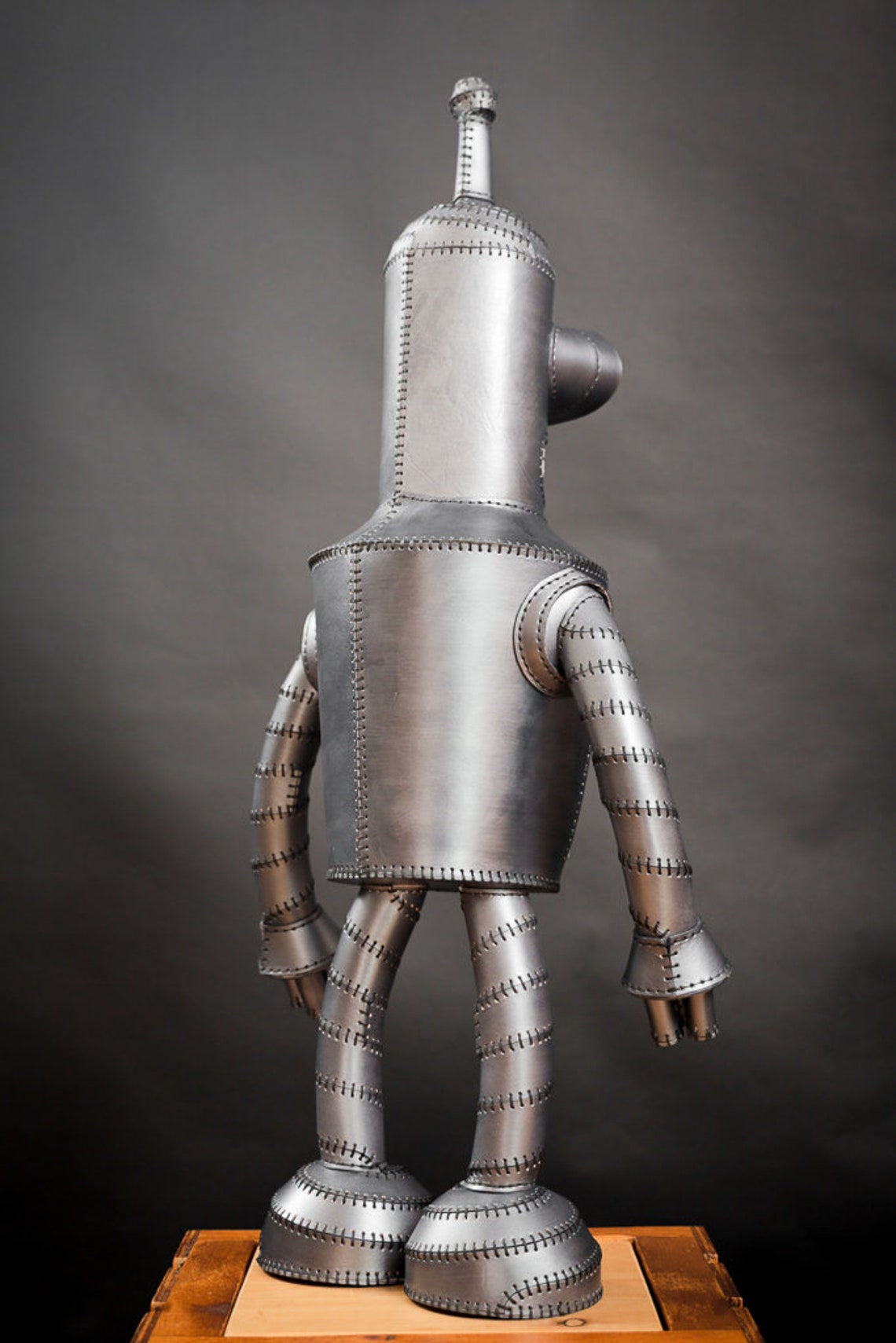 Leather Bender Robot, Handmade, Home Decor, Unique Gift. - Etsy