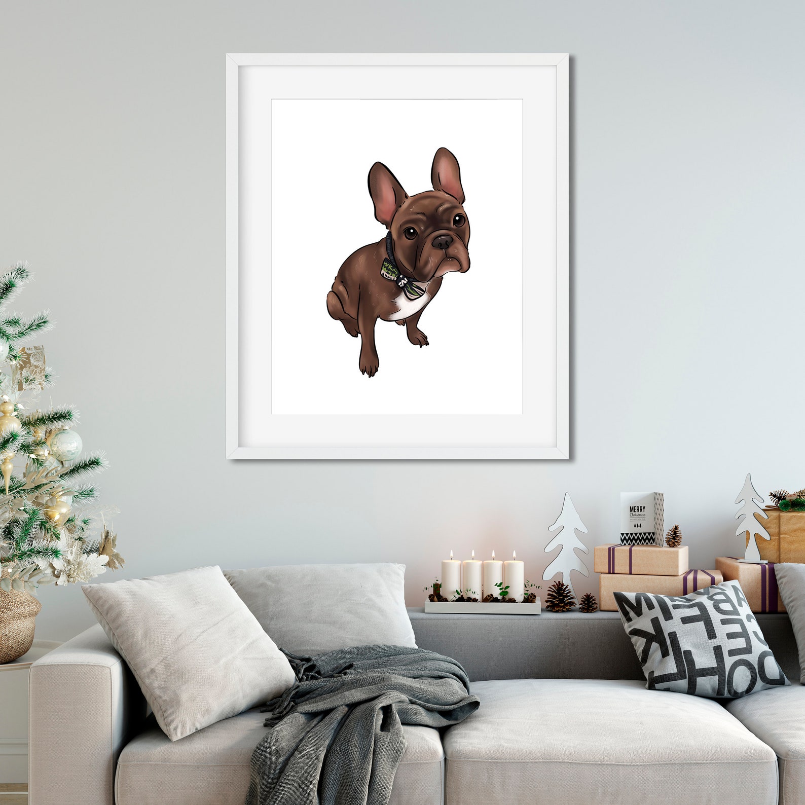 Custom Cartoon Pet Portrait/ Custom Pet Portrait/ Personalised | Etsy