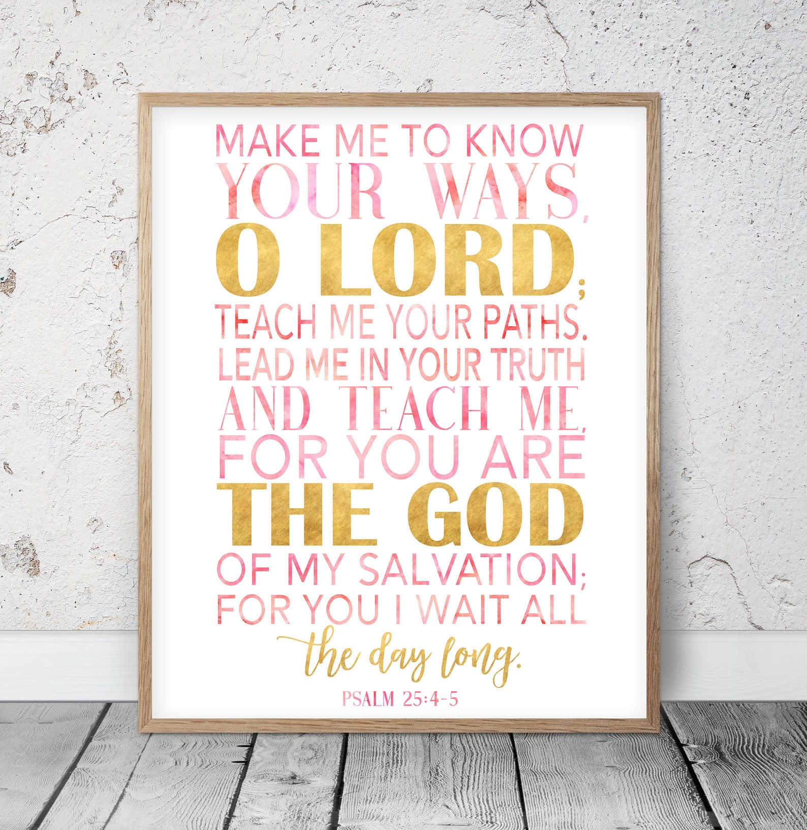 God Of My Salvation Psalm 25 4 5 Bible Verse Printable Etsy god-of-my-salvation-psalm-25-4-5-bible-verse-printable-etsy