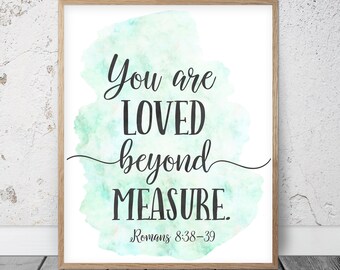 Romans 8 38 39 | Etsy