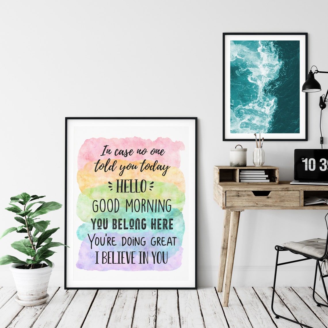 In Case No One Told You Today Hello Classroom Signs | Etsy