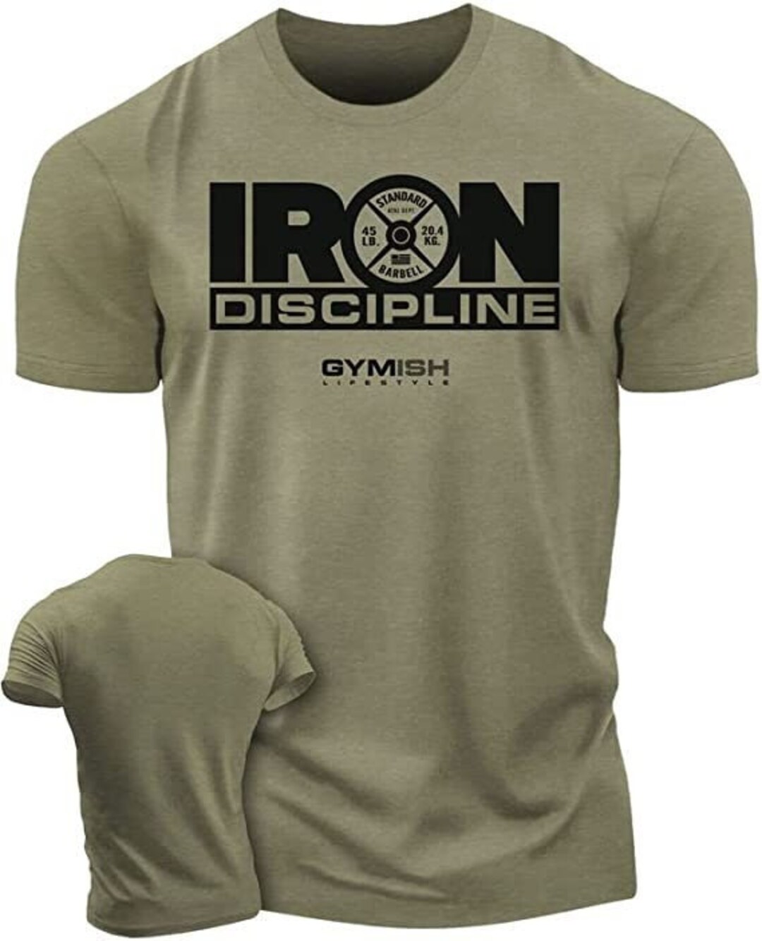 079. Iron Discipline Workout T-shirt, Funny Gym Shirts, Lifting T-shirt ...