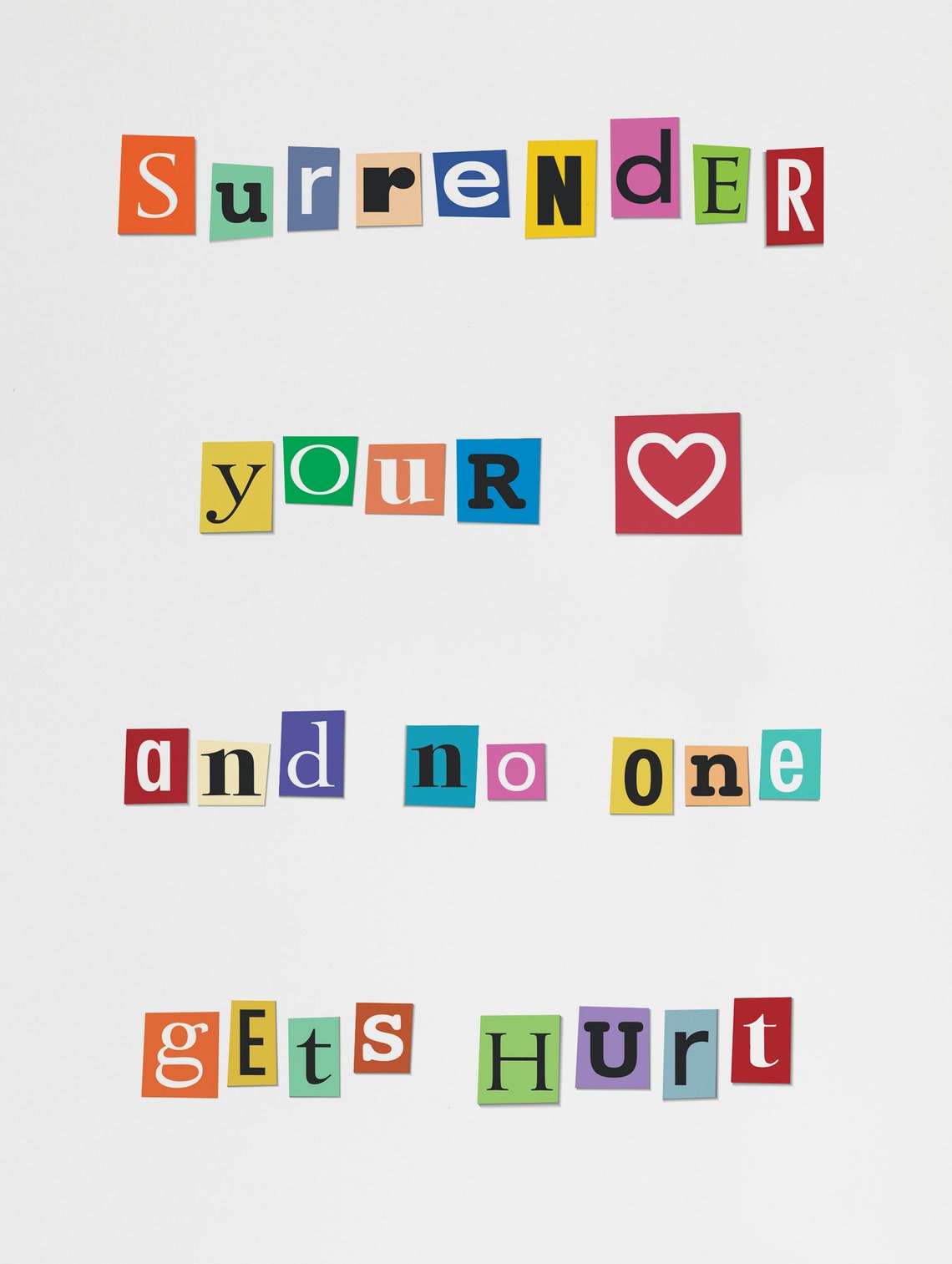 Ransom Note Custom Art Print - Etsy