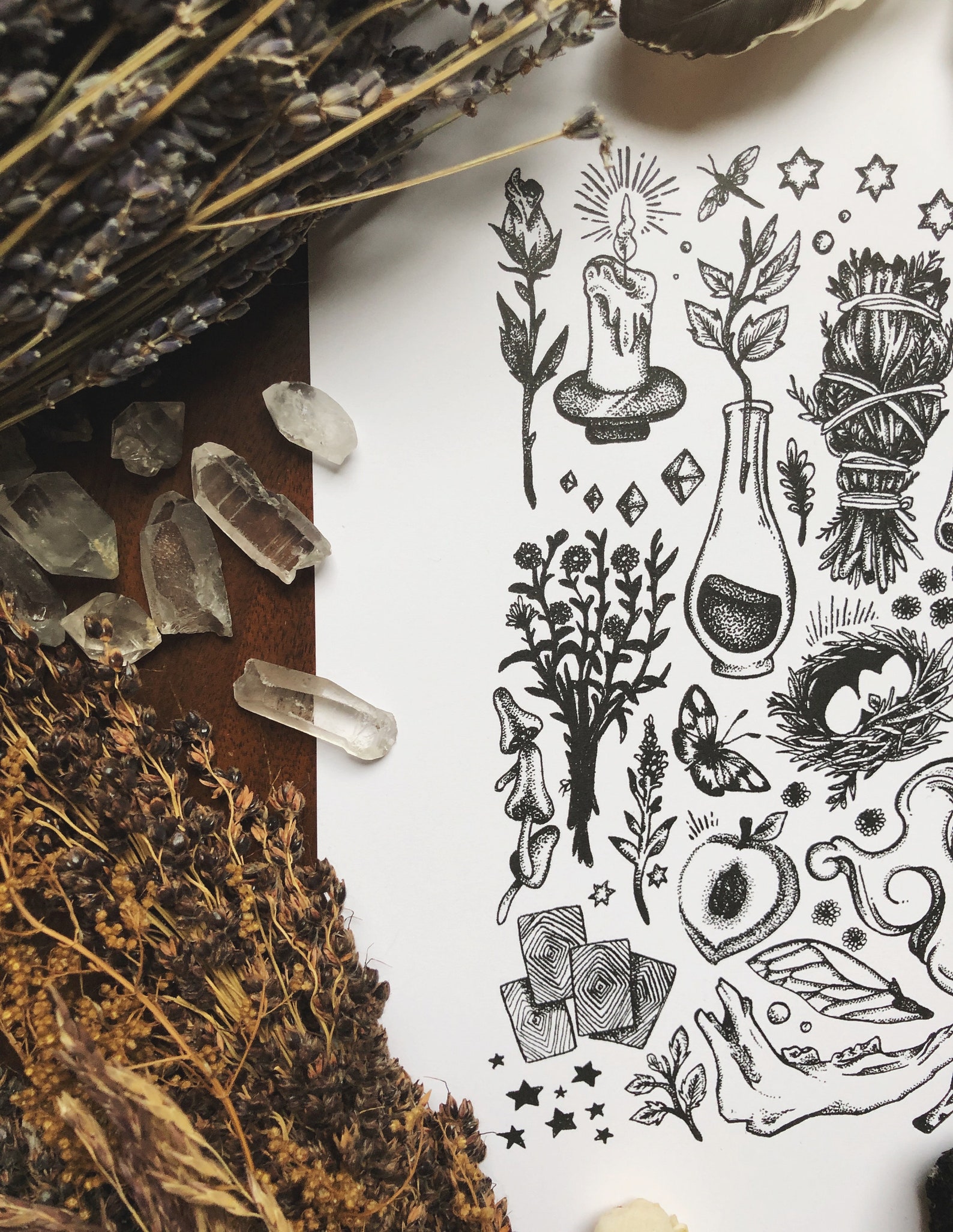 Midwestern Witchcraft Print Witchcraft Art Gift for | Etsy