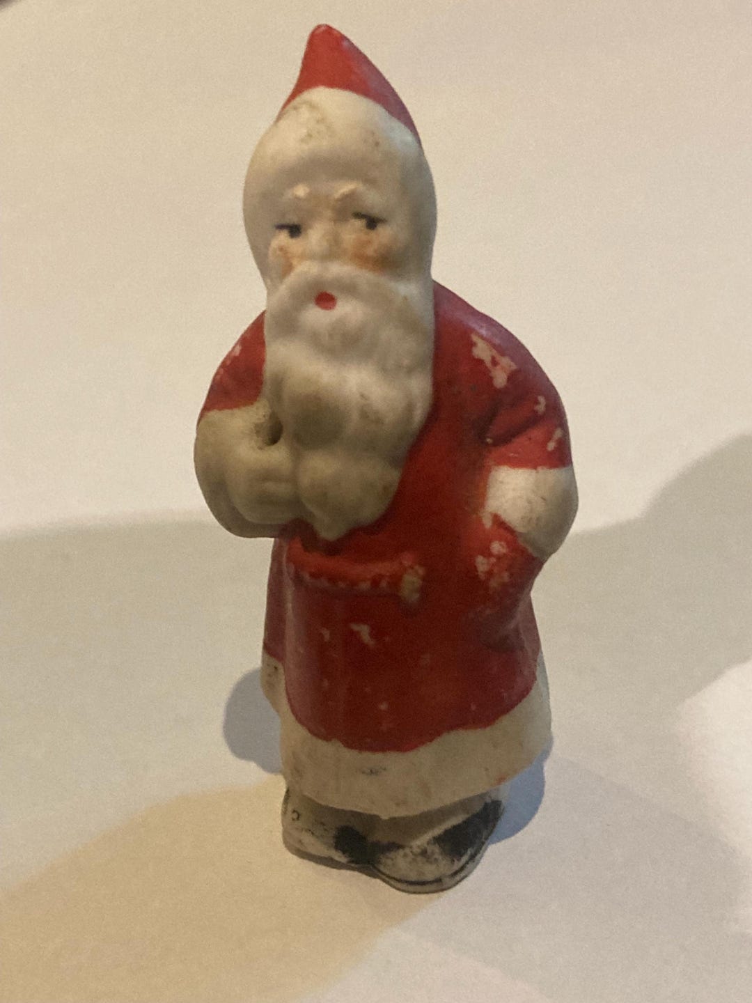 Vintage Christmas Cake Santa. Bisque Early 20th Century - Etsy