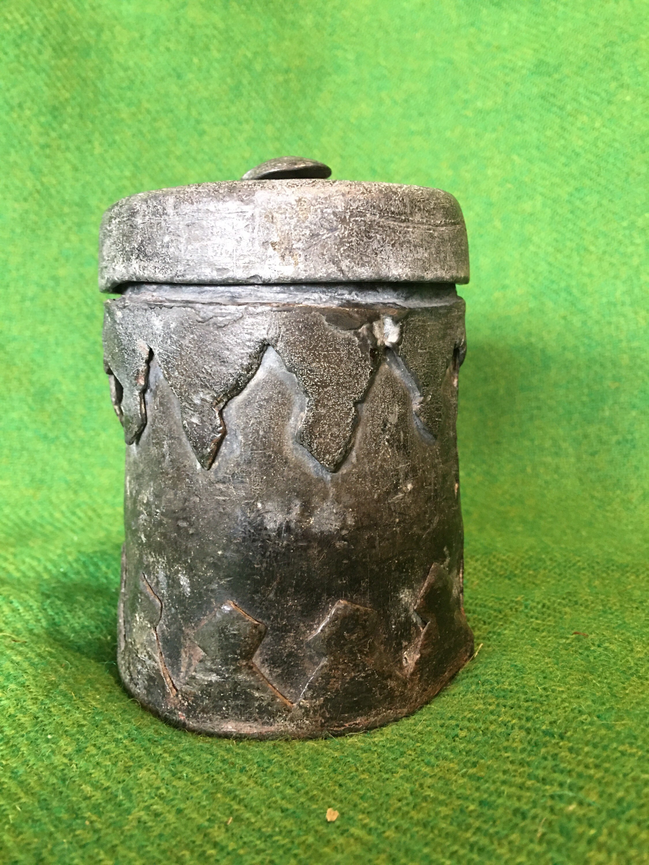 A Very Early Lead Tobacco Jar C. 1700’s Rare and Unique. - Etsy