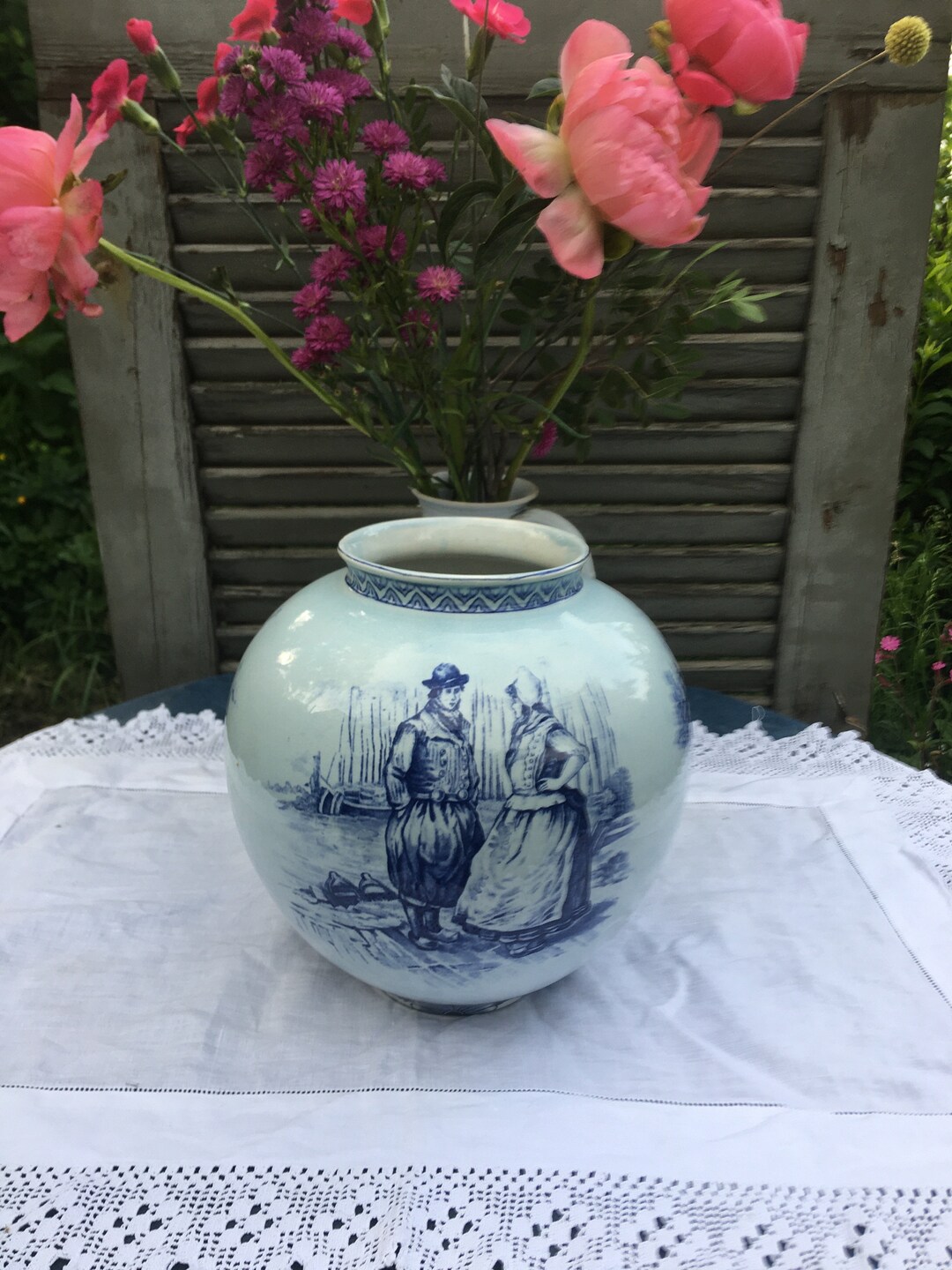 Beautiful Large Royal Bonn Delft Jar /vase. 1890-1920. Franz Anton ...