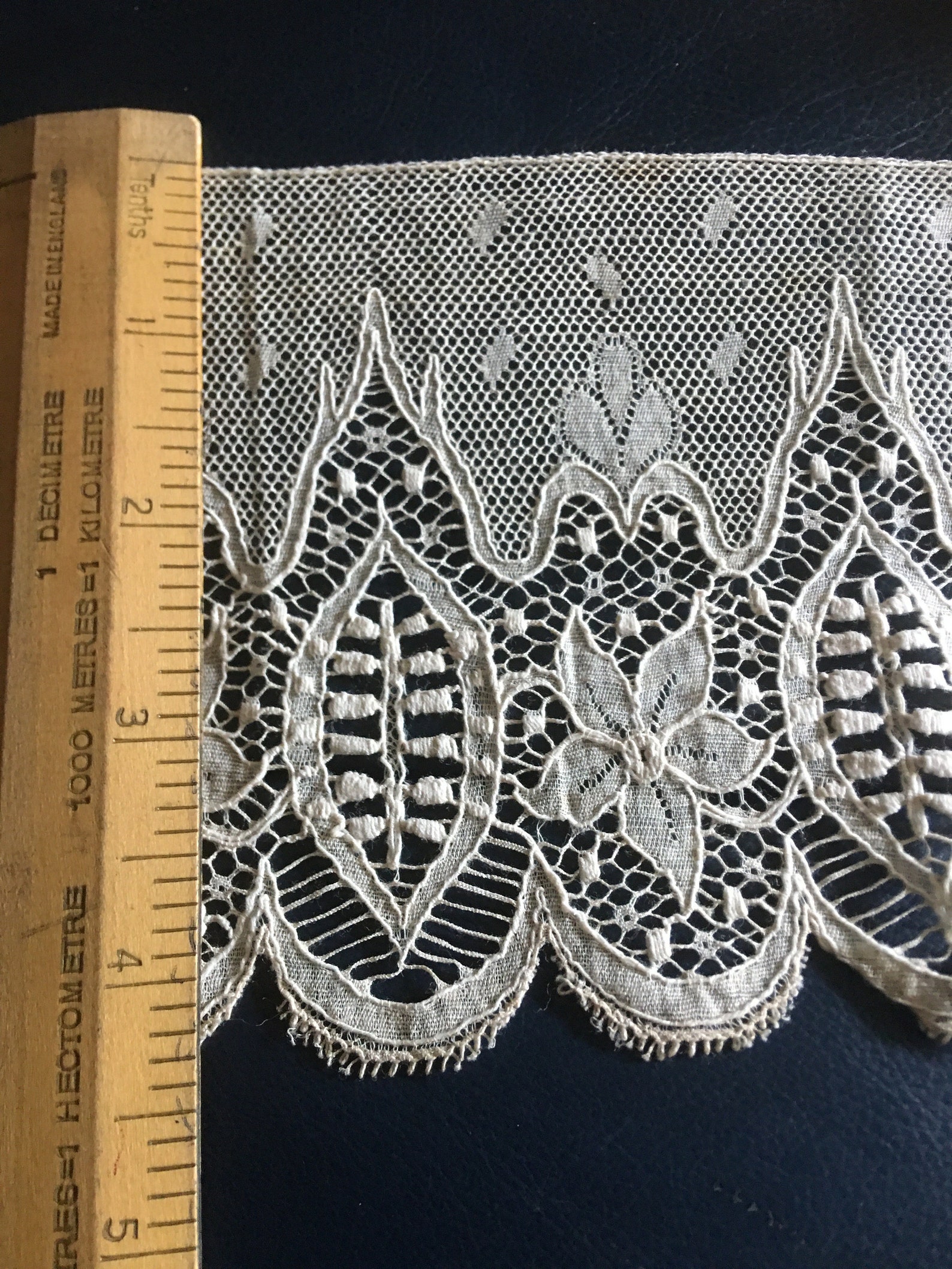 Early 20th Century Mechlin Lace 3m X 11cm. Unused. Immaculate and ...