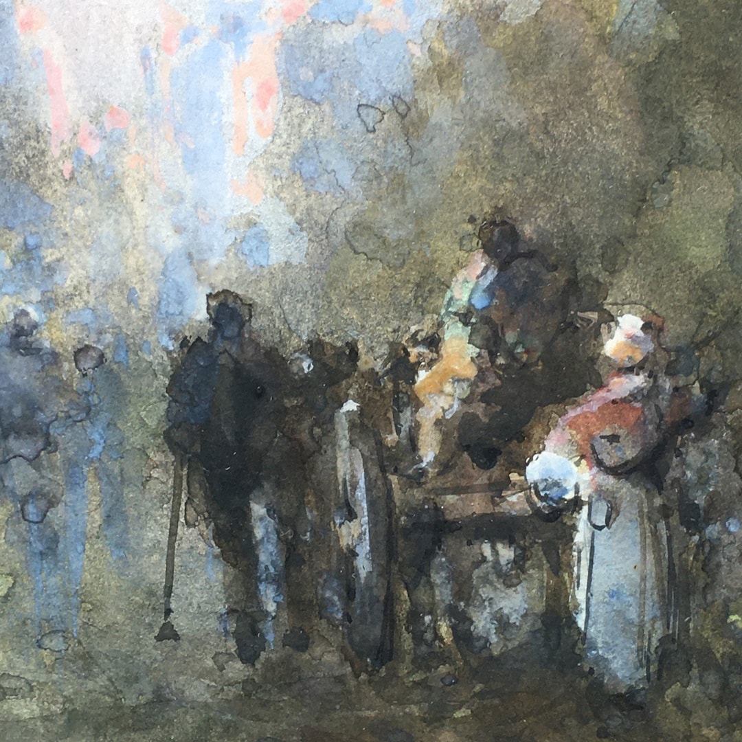 Frank Wasley (1854-1934) Original Watercolour. Stunningly Beautiful ...