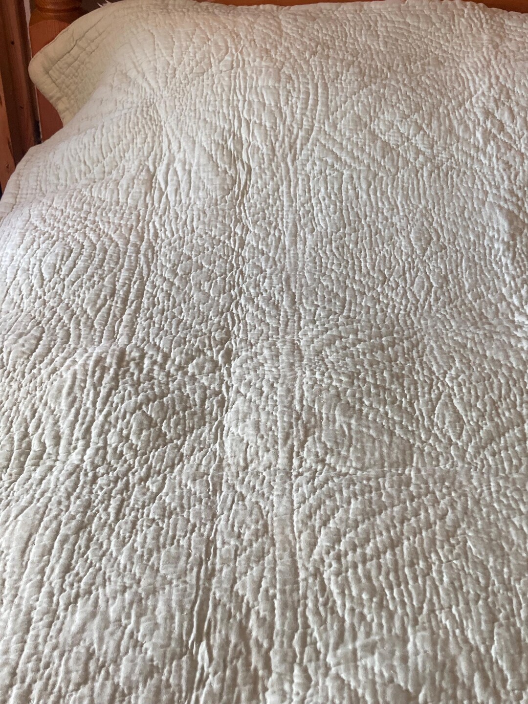 Beautiful Durham Quilt. Sage Green & Pink. Super Condition. - Etsy