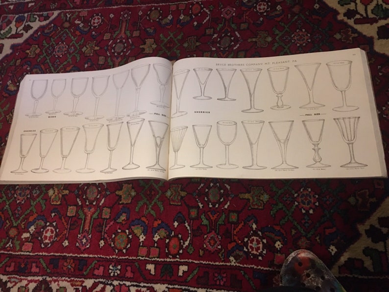 Glassware Manufactured by Bryce Brothers Company. Original 1916. RARE ...