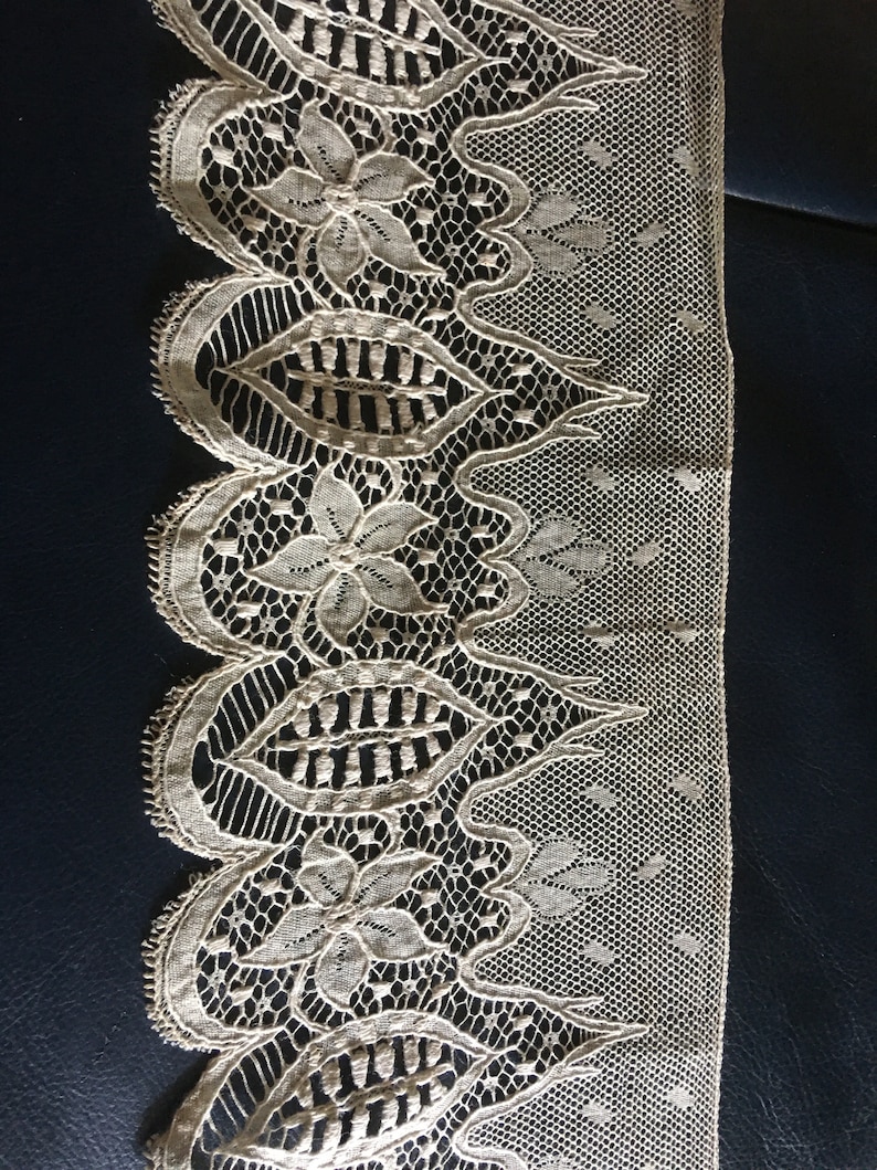 Early 20th Century Mechlin Lace 3m X 11cm. Unused. Immaculate and ...