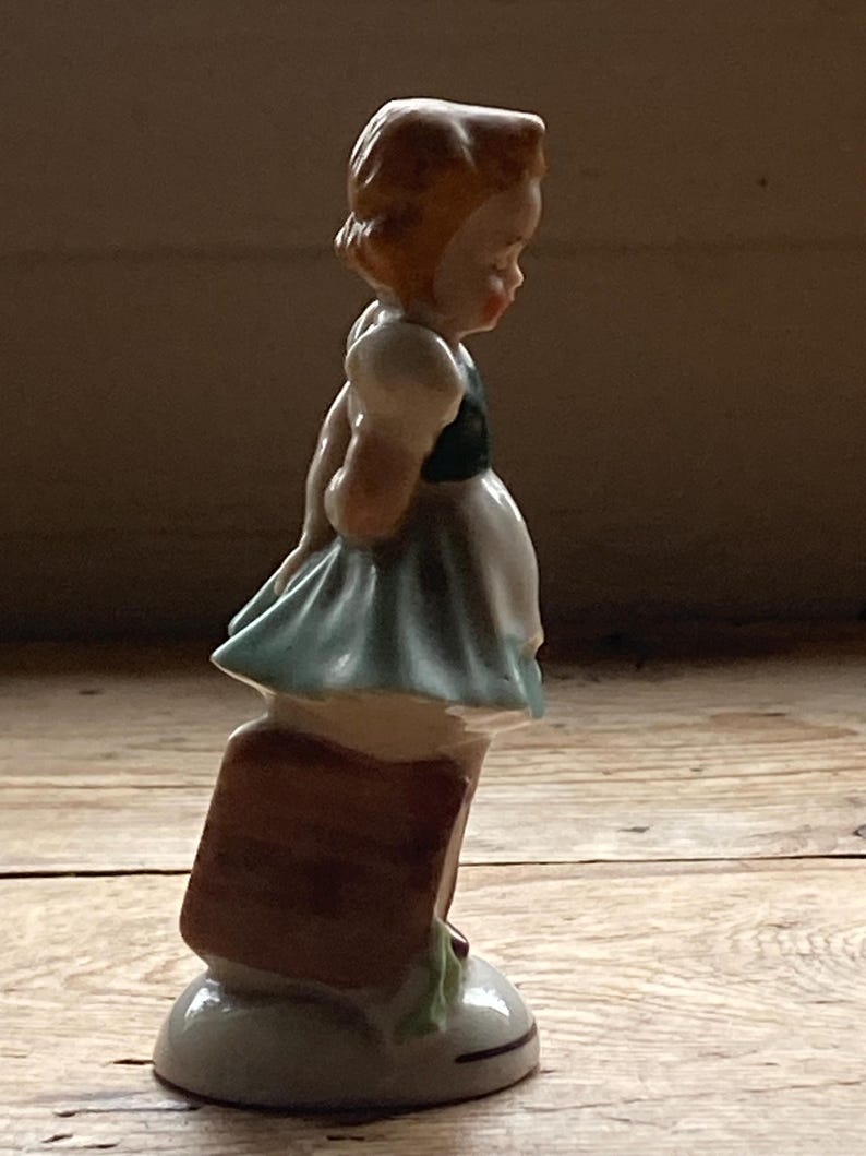 Antique Figurine of a Sweet Little Girl. Early 20th Century. Charming ...