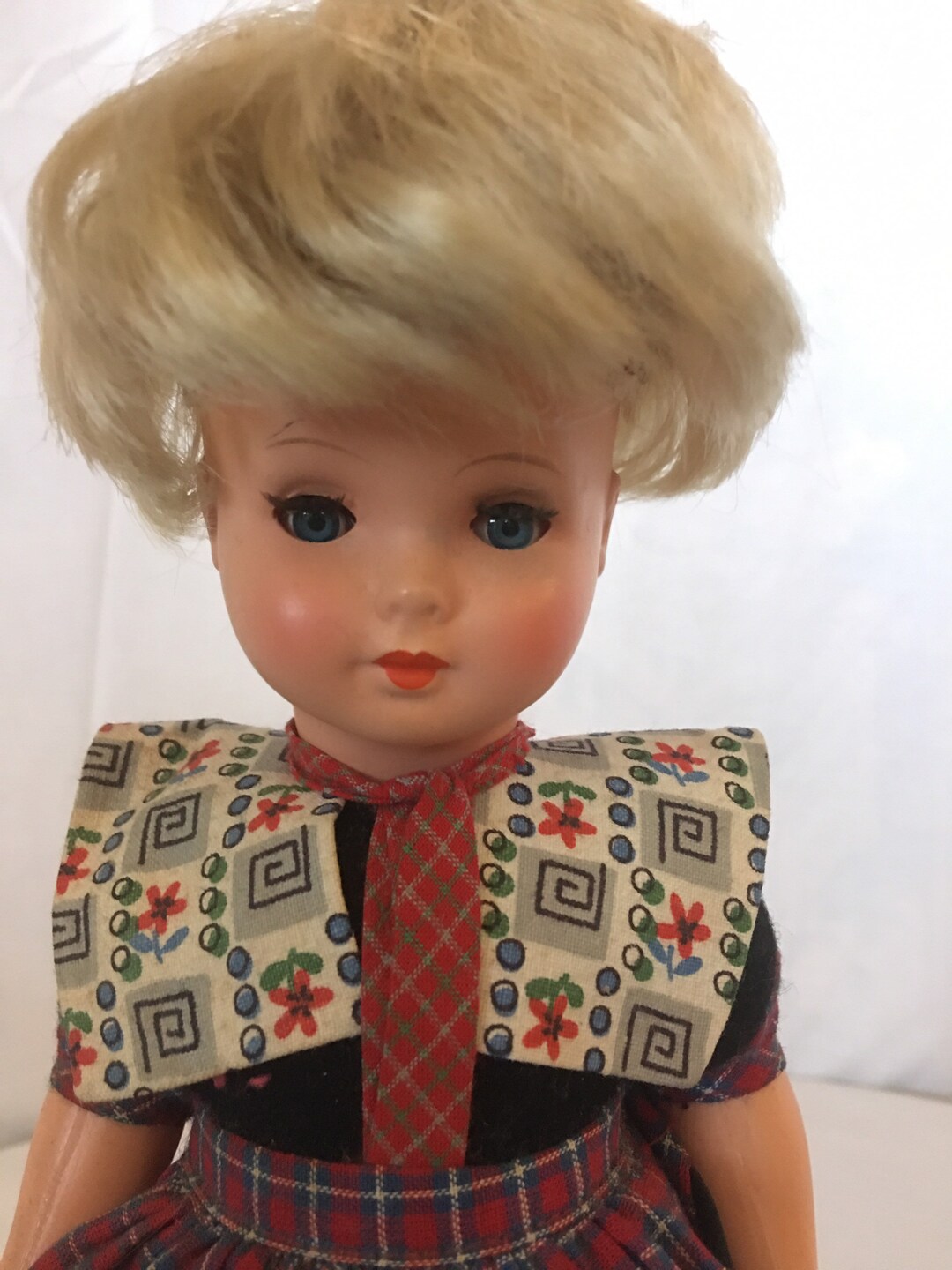 Vintage Dutch Dovina Doll No.25 Beautiful Celluloid Doll in Original ...