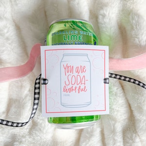 Soda-lightful Valentine's Day Card | Valentine Digital Download | Kids ...