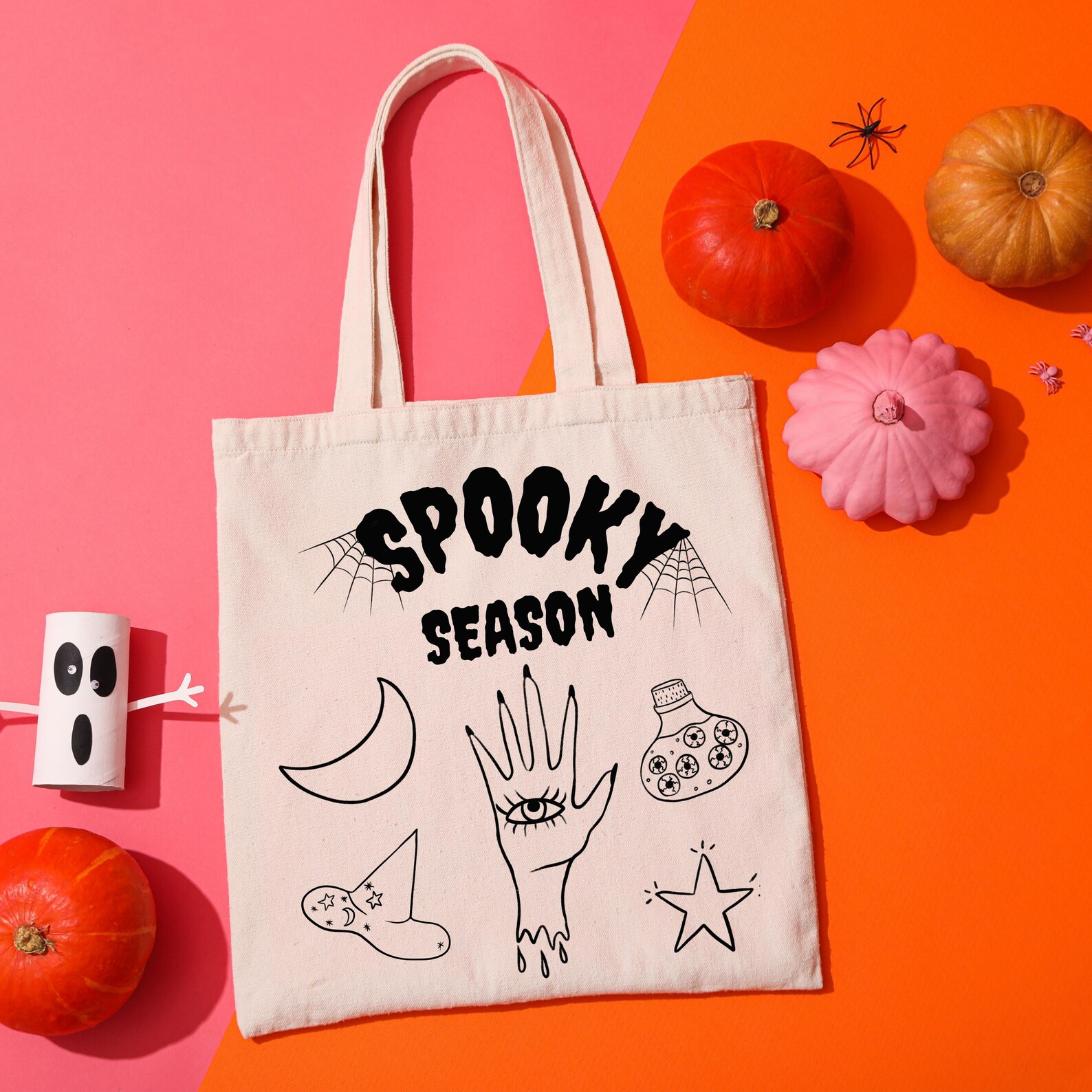 Spooky Halloween Doodles Clipart: 30 Hand-drawn PNG Illustrations ...