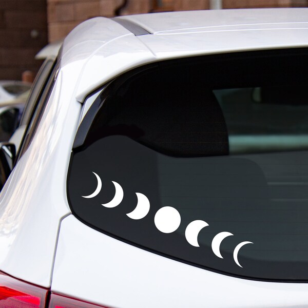 Crescent Moon Decal - Etsy