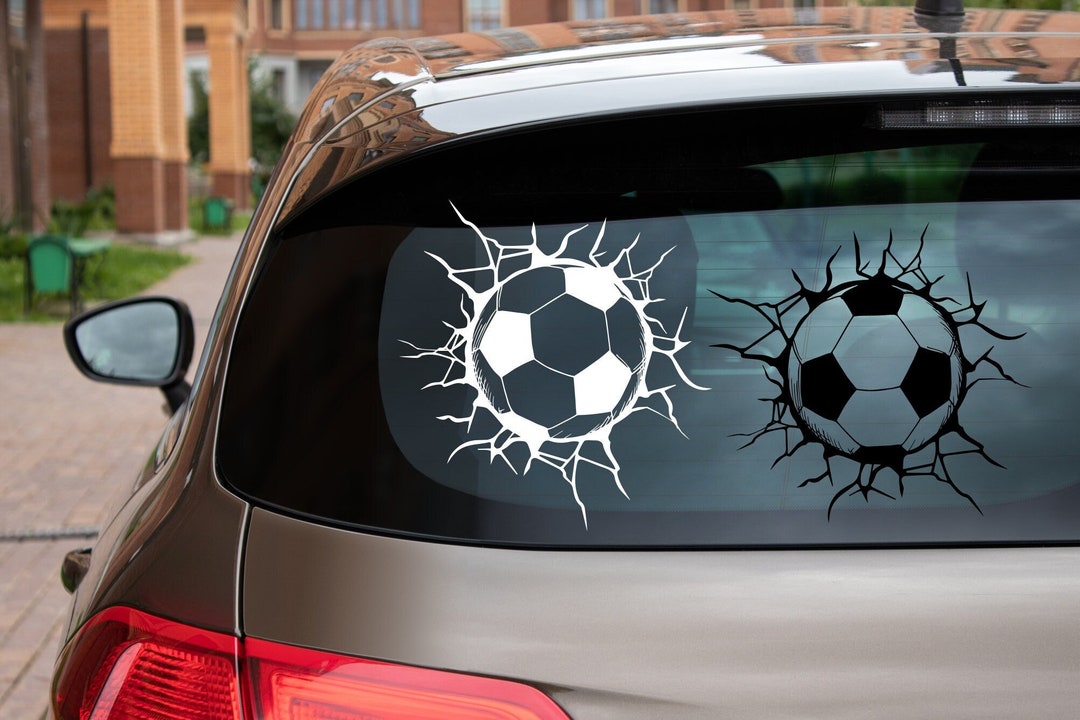 Soccer Ball Vinyl Car Window Decal Soccer Pride Vinyl Decal Soccer Ball ...