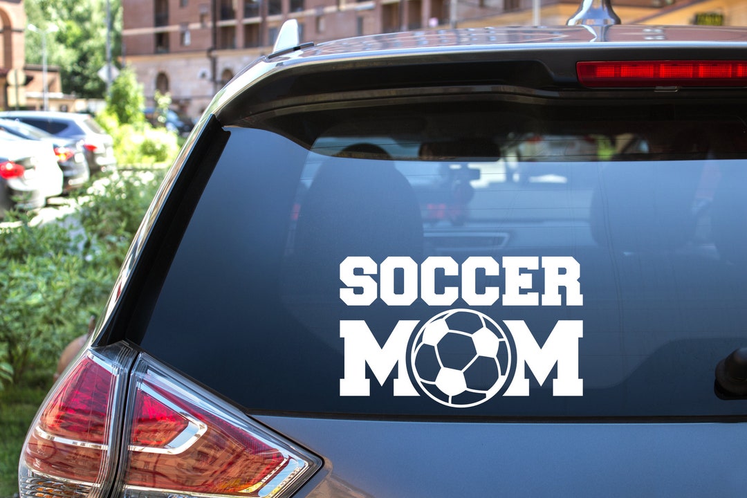 Soccer Mom Vinyl Car Window Decal - Etsy