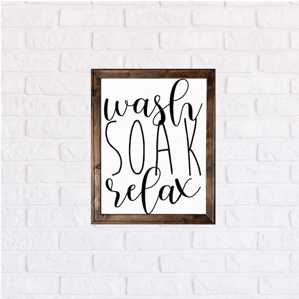 Wash Relax Soak - Etsy