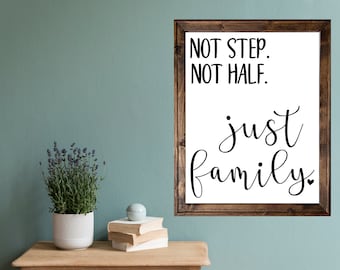 Blended Family Sign | Etsy