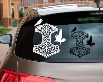 Electronics & Accessories Raven Window Or Bumper Sticker Crown Car ...