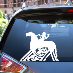 Odin and Sleipnir Vinyl Car Window Decal Odin's Steed - Etsy