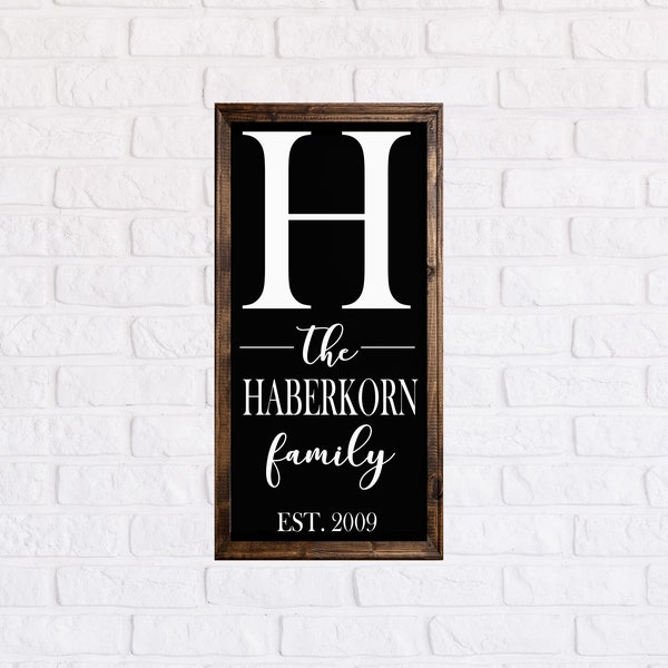 Last Name Monogram - Etsy