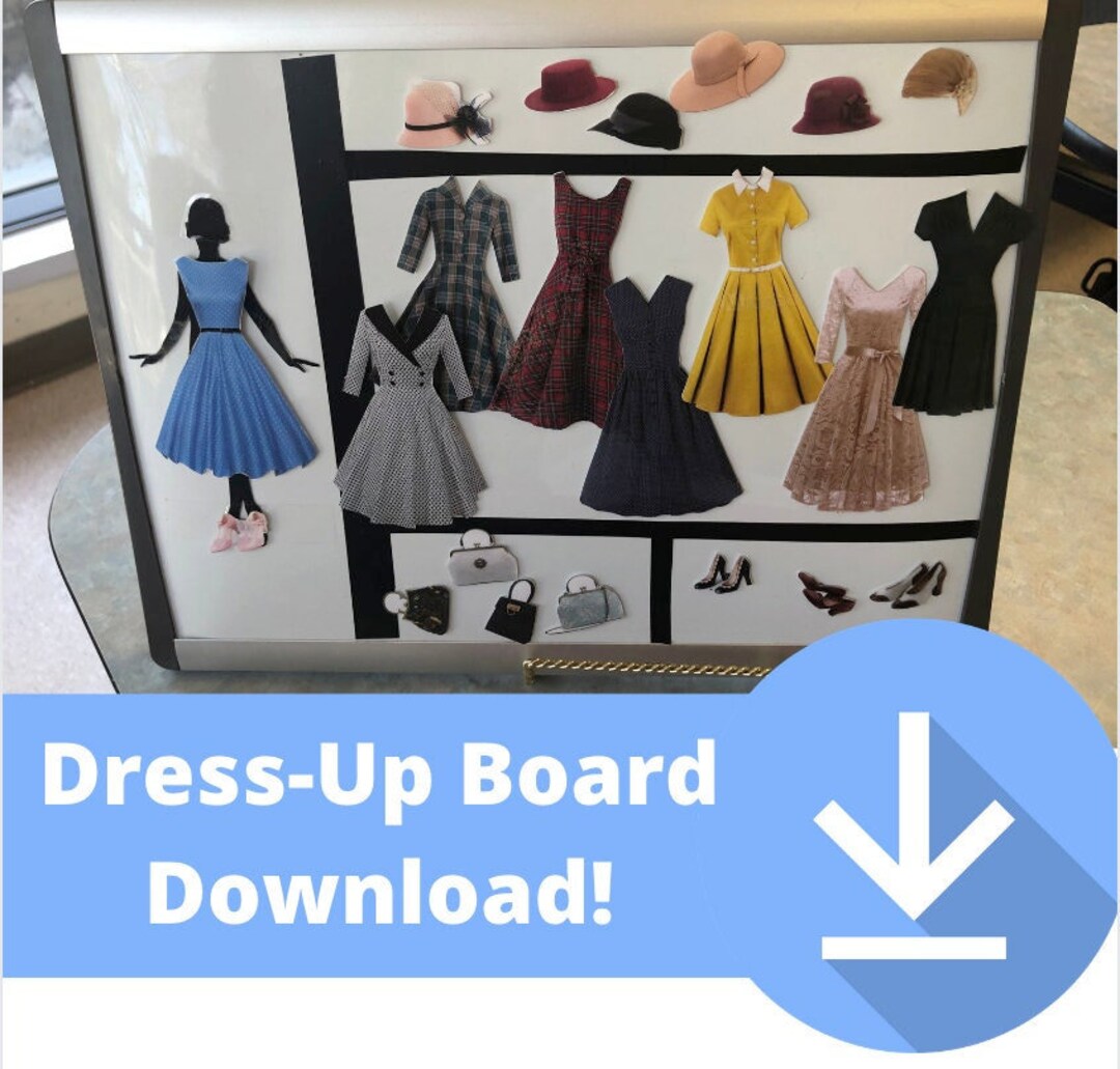 Retro Dress-up Board PDF & Word Downloads! - Etsy