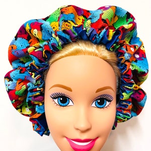 Kids Bonnet,girls Bonnet,bonnet,hair Bonnet ,packed Sharks ,kids ...