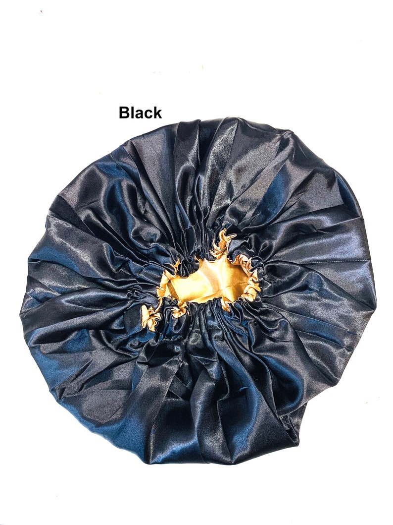 2 Tone Bonnet, Fully Reversible Bonnet Satin Hair Bonnet Satin Bonnets ...
