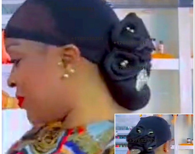 African Chignon,african Chignon/hair Bun Chignon/hair Bun/natural Hair ...