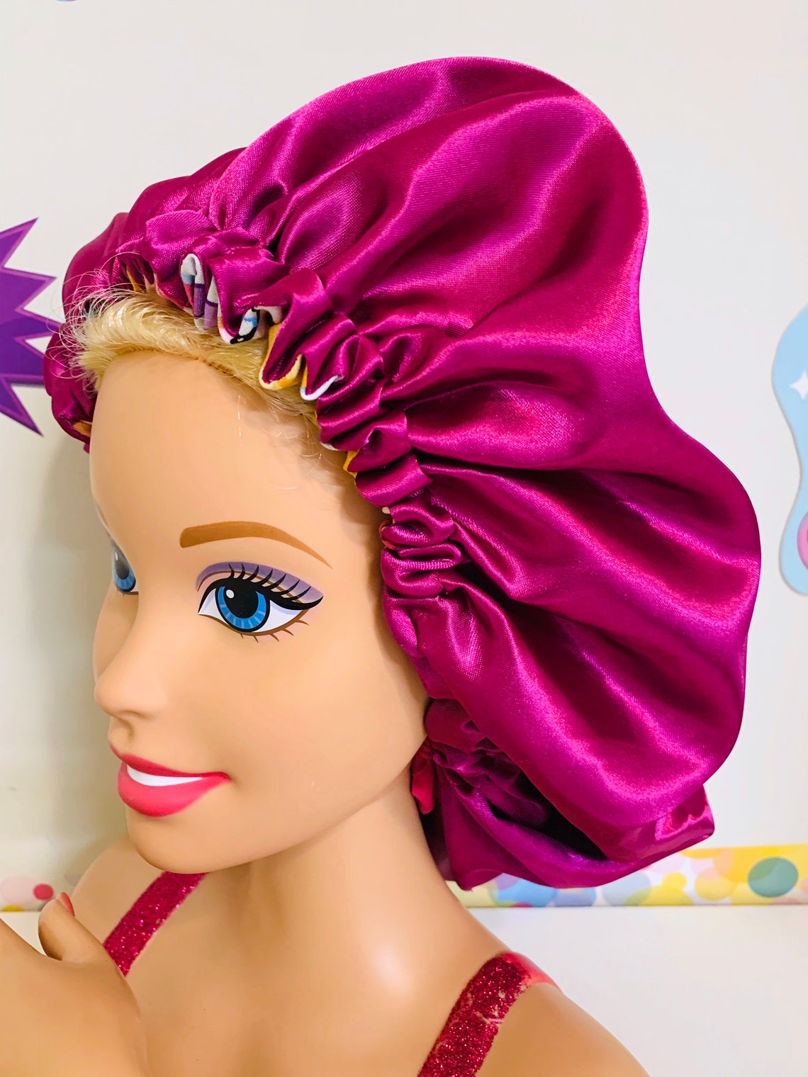 LITTLE PONY Hair Bonnet Satin Hair Bonnet Girls Bonnet Kid - Etsy