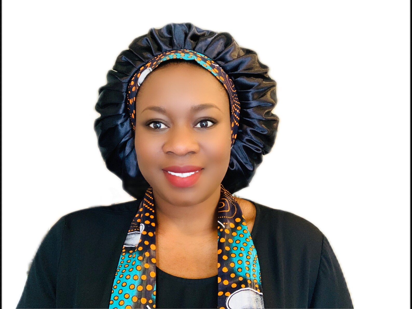 Adjustable Bonnet Satin Polyester Satin Bonnet Sleep Cap - Etsy