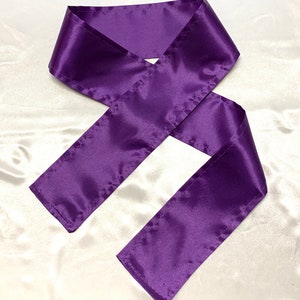 Satin Edge Scarf Satin Headband ,hair Protection, Long Satin Edge Scarf ...