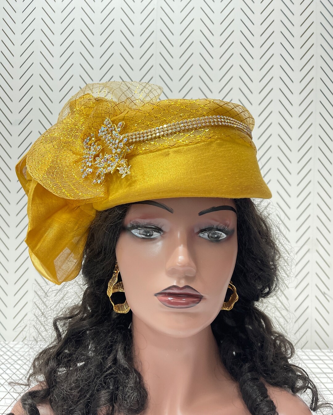 Headtie,gele Hat ,aso-oke Fabric,gele,headwrap,ready-to-wear Gele ...