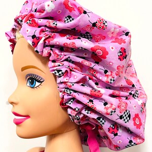 Hair Bonnet ,satin Hair Bonnet, Girls Bonnet , Reversible Bonnet,kids ...