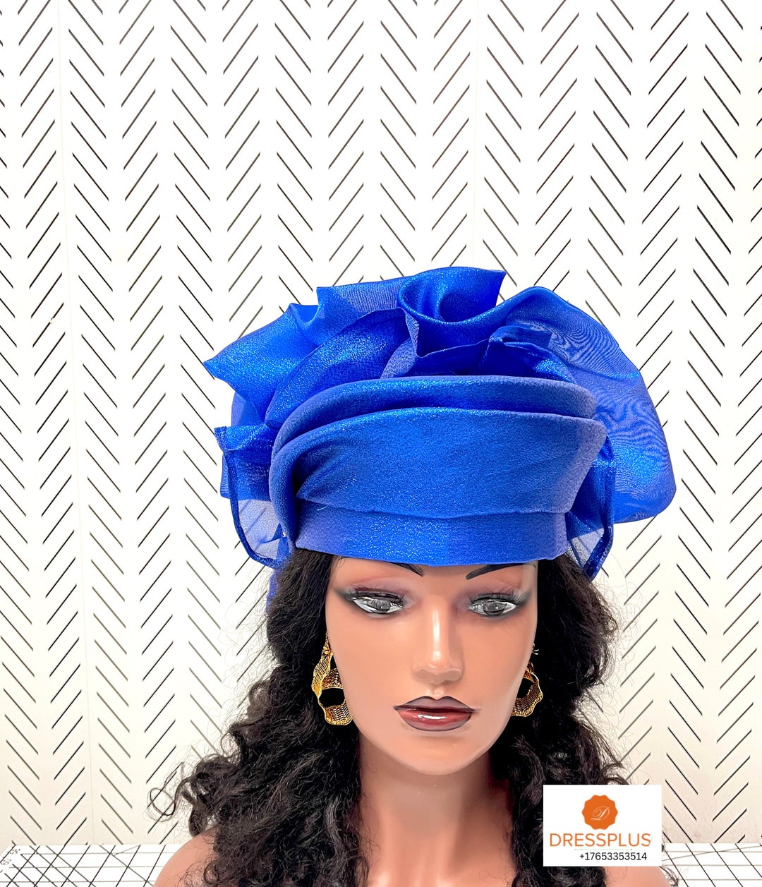 Headtie,gele Hat ,aso-oke Fabric,gele,headwrap,ready-to-wear Gele ...