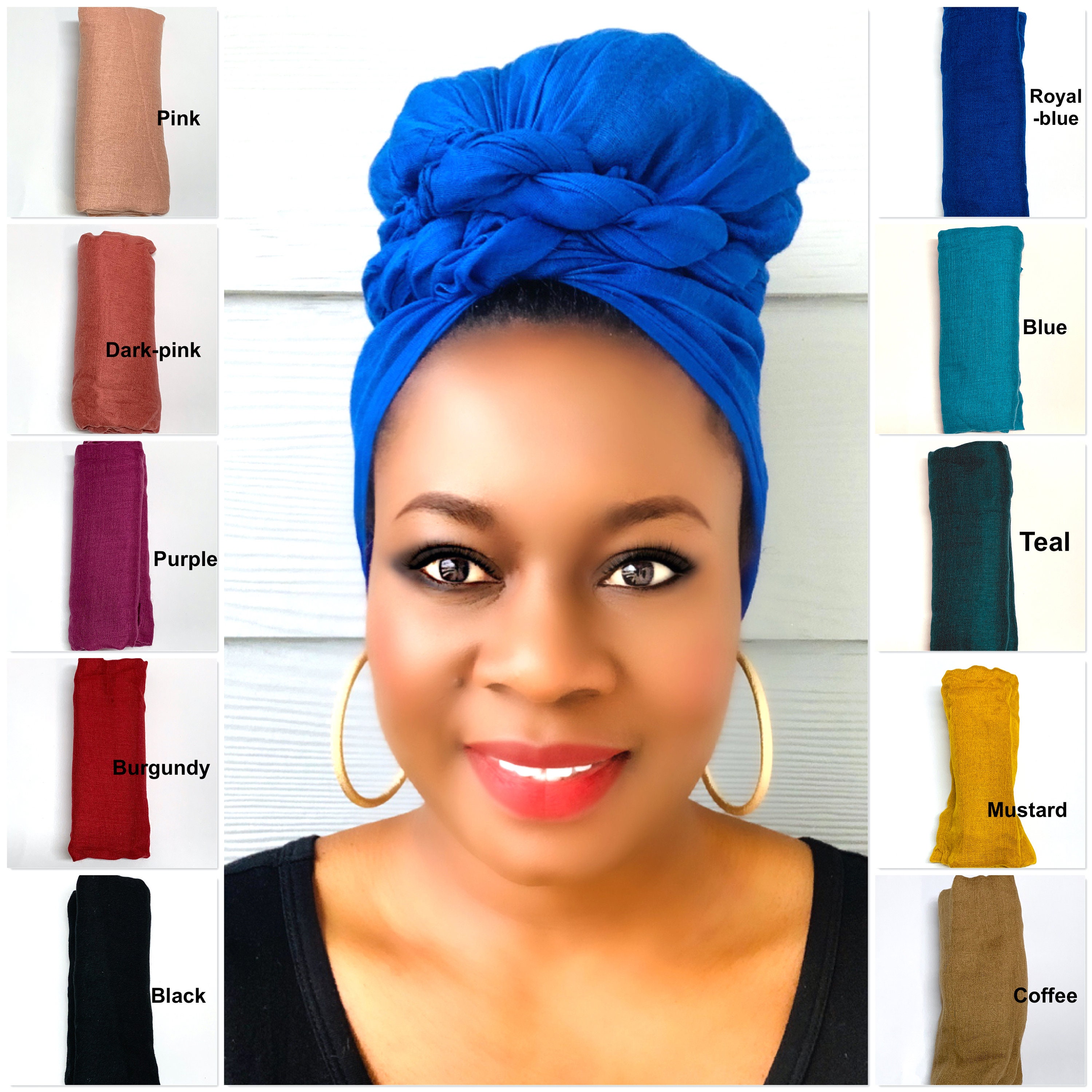 Head Wrap Head Scarf duraghair Protection Long Hair Scarf - Etsy