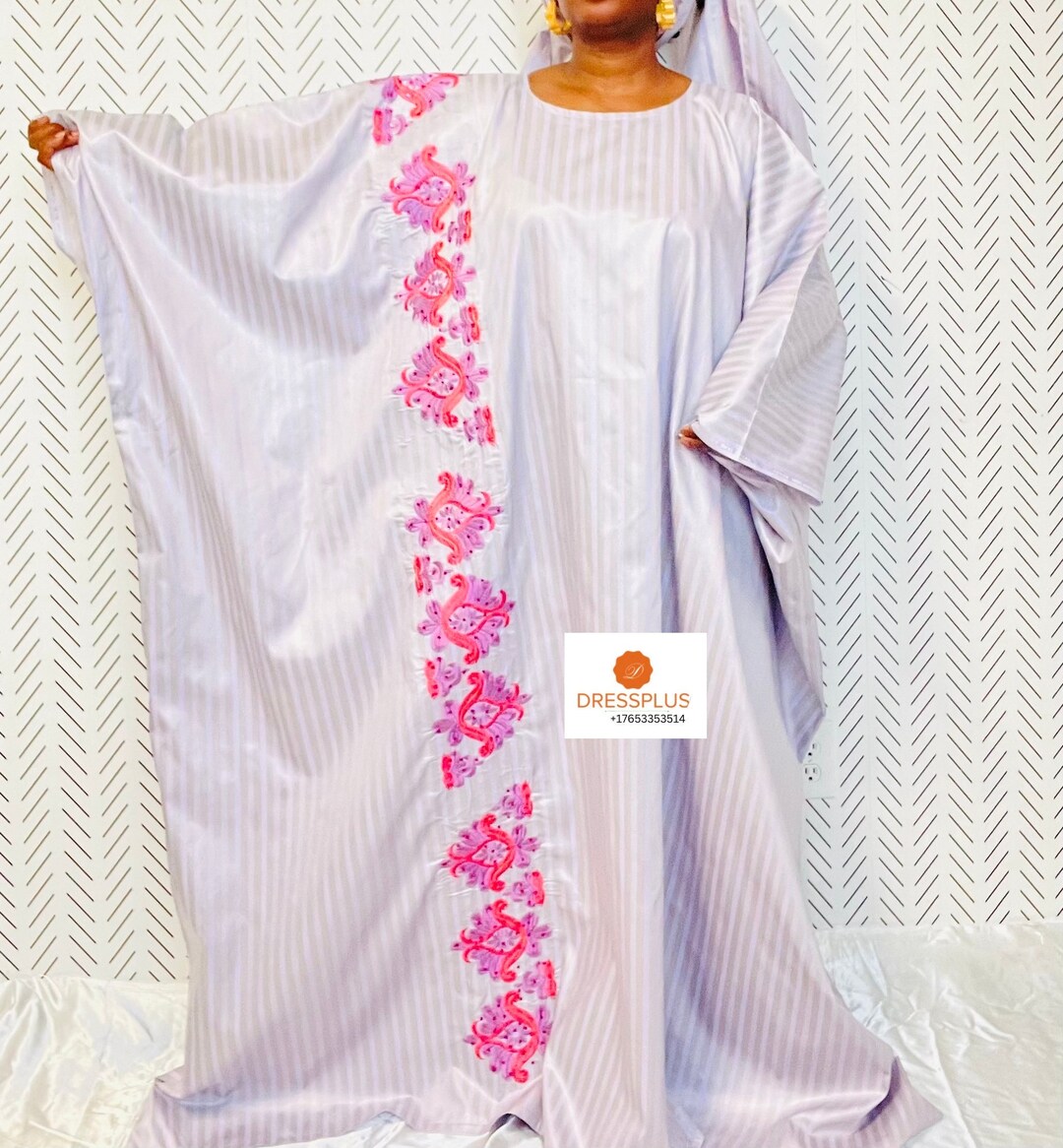 Traditional Bazin Boubou/african Beaded Boubou BAZIN Dress/african ...