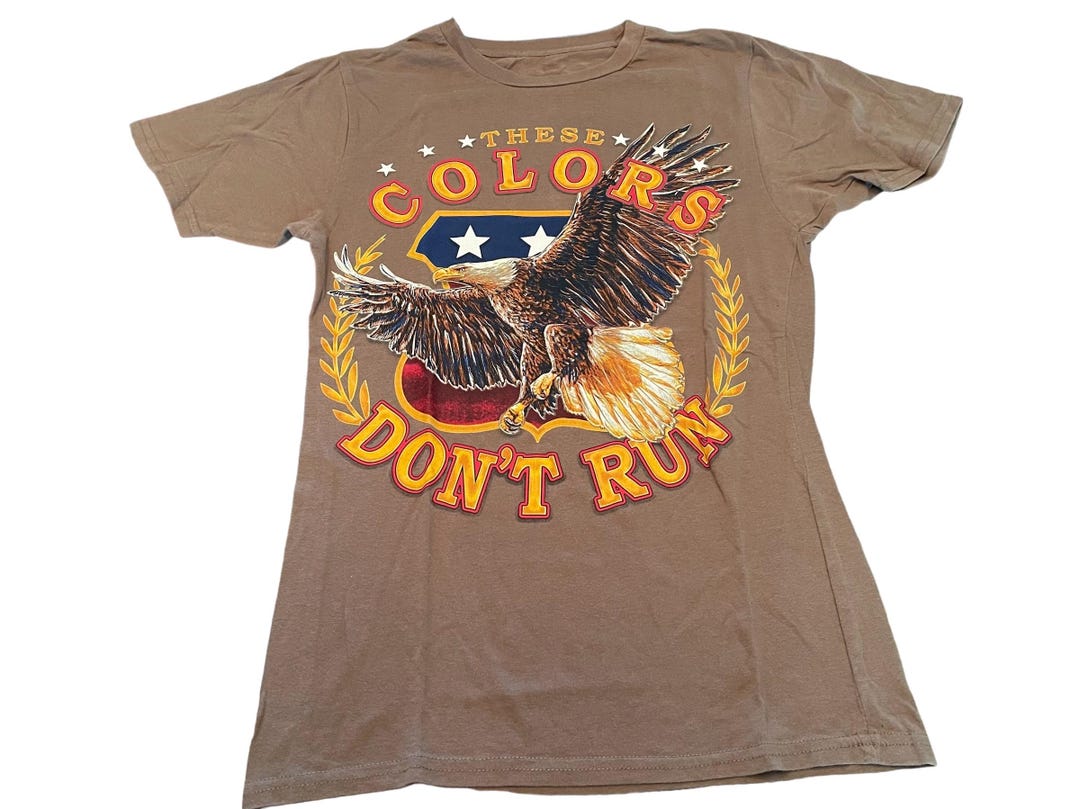 These Colors Don’t Run Patriotic T Shirt Unisex Size Large - Etsy