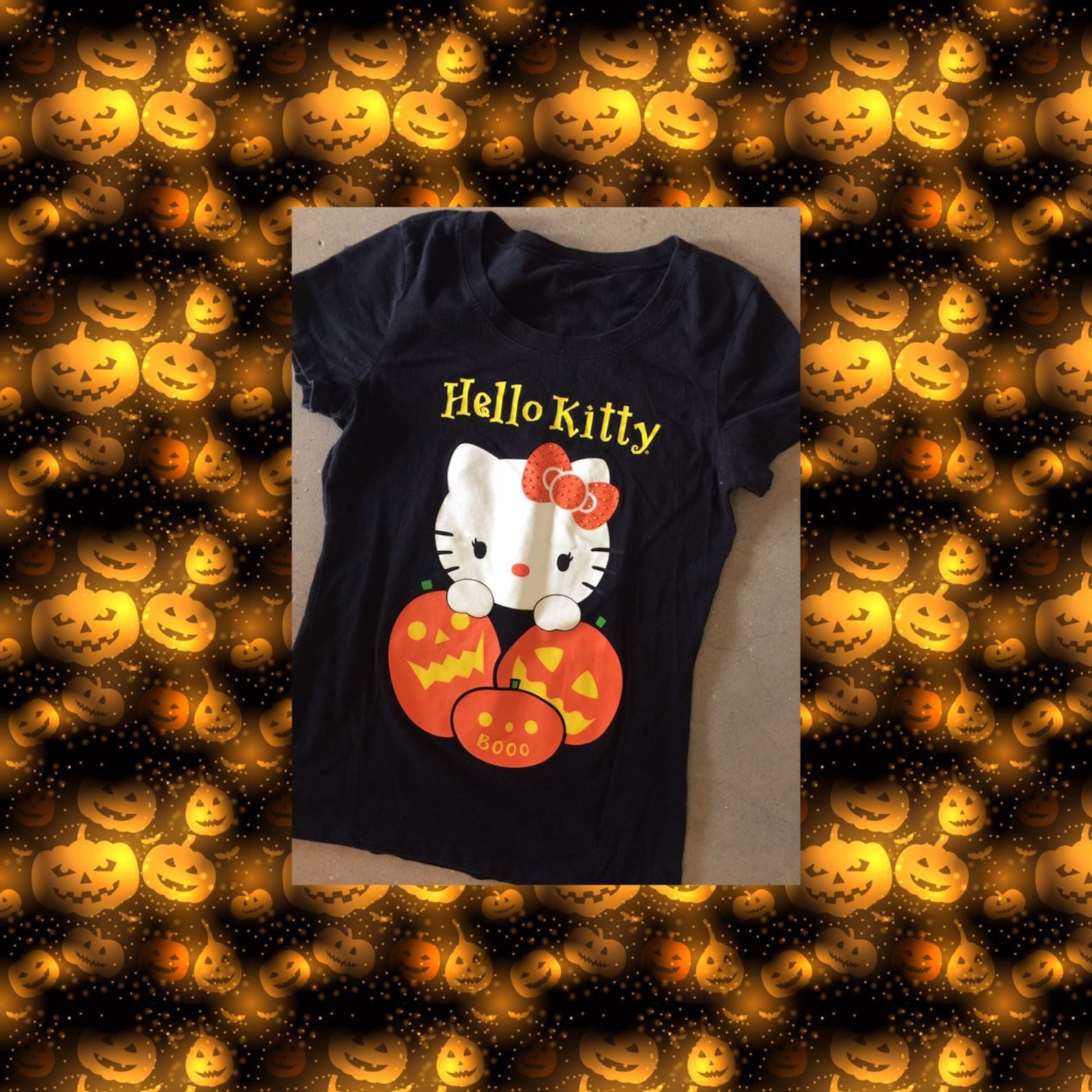 Spooky Halloween Hello Kitty Tee Shirt | Etsy