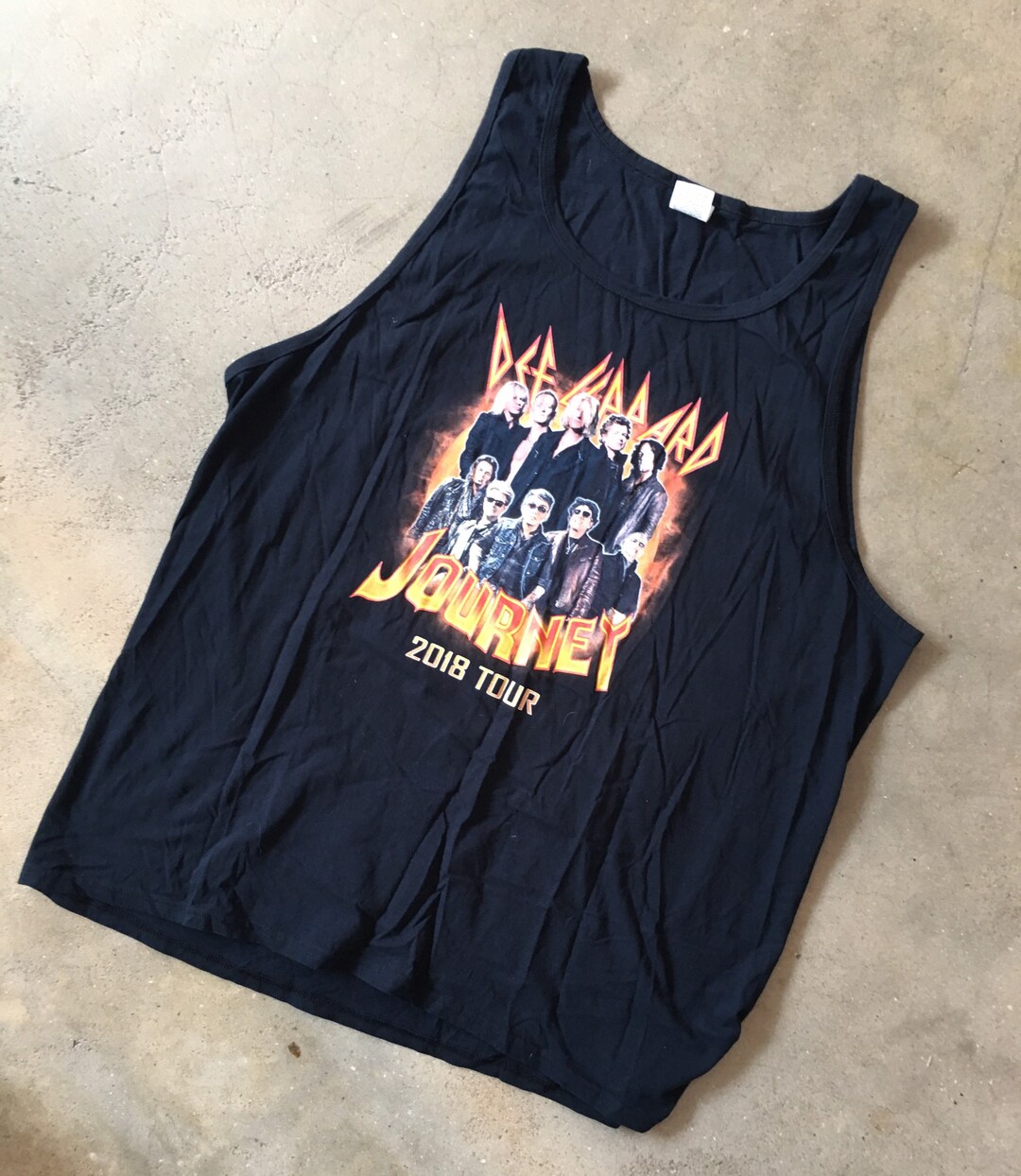 Journey Def Leppard 2018 Tour Tank Top Size XXL - Etsy