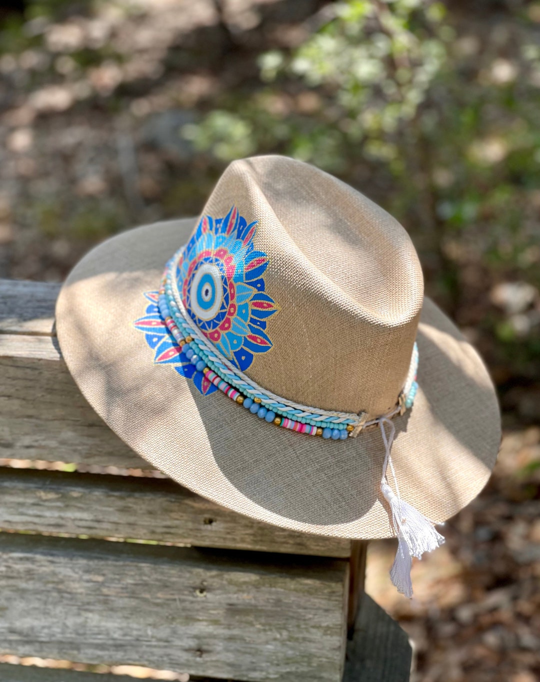 Aura Palm Hat, Artisan Hat, Handmade Hat, Hand Made Straw Hat, Straw ...