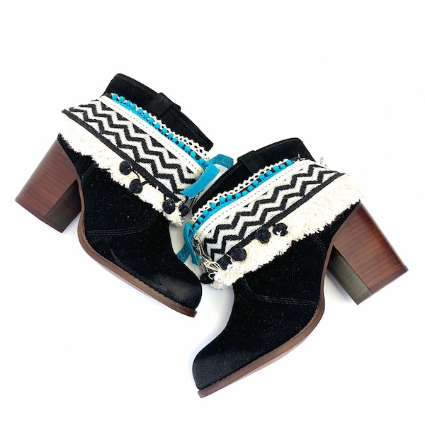 Tribal Boot Cuffs - Etsy