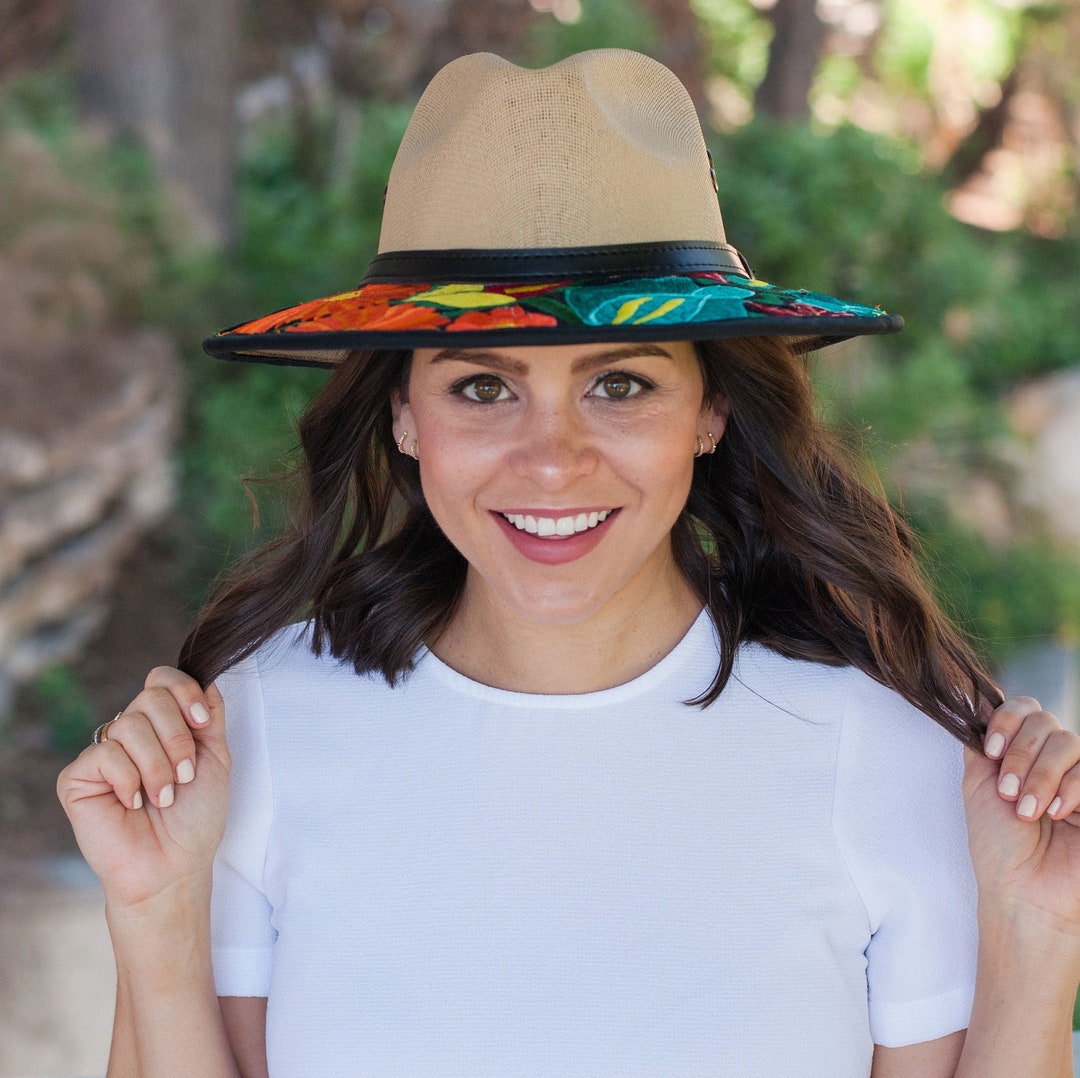 Embroidered Sun Hat, Womens Sun Hat, Panama Hats, Hard Hats, Regalo ...