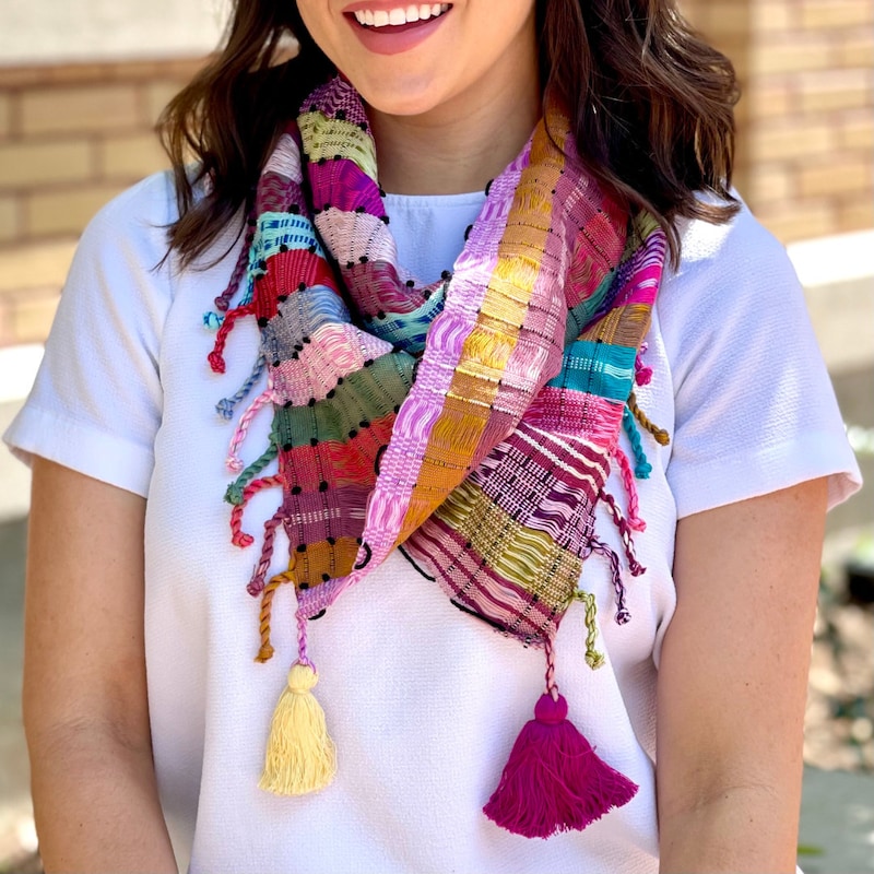 Mexico Silk Scarf - Etsy