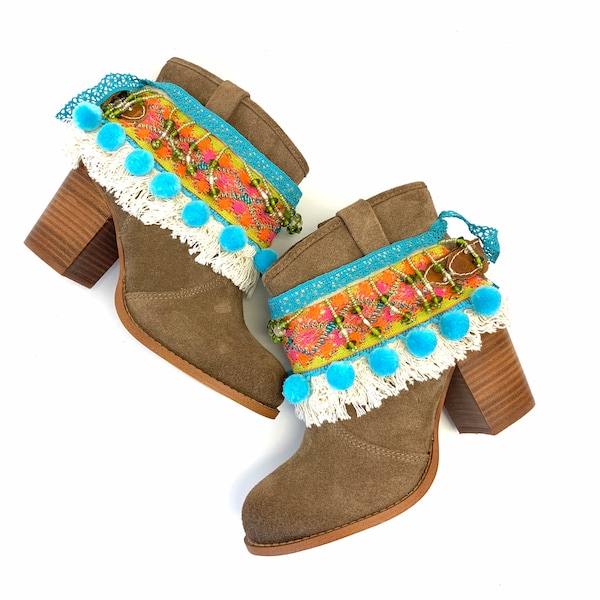 Tribal Boot Cuffs - Etsy
